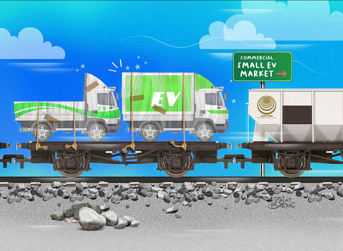 Rail wagon maker Jupiter bets big on electric trucks